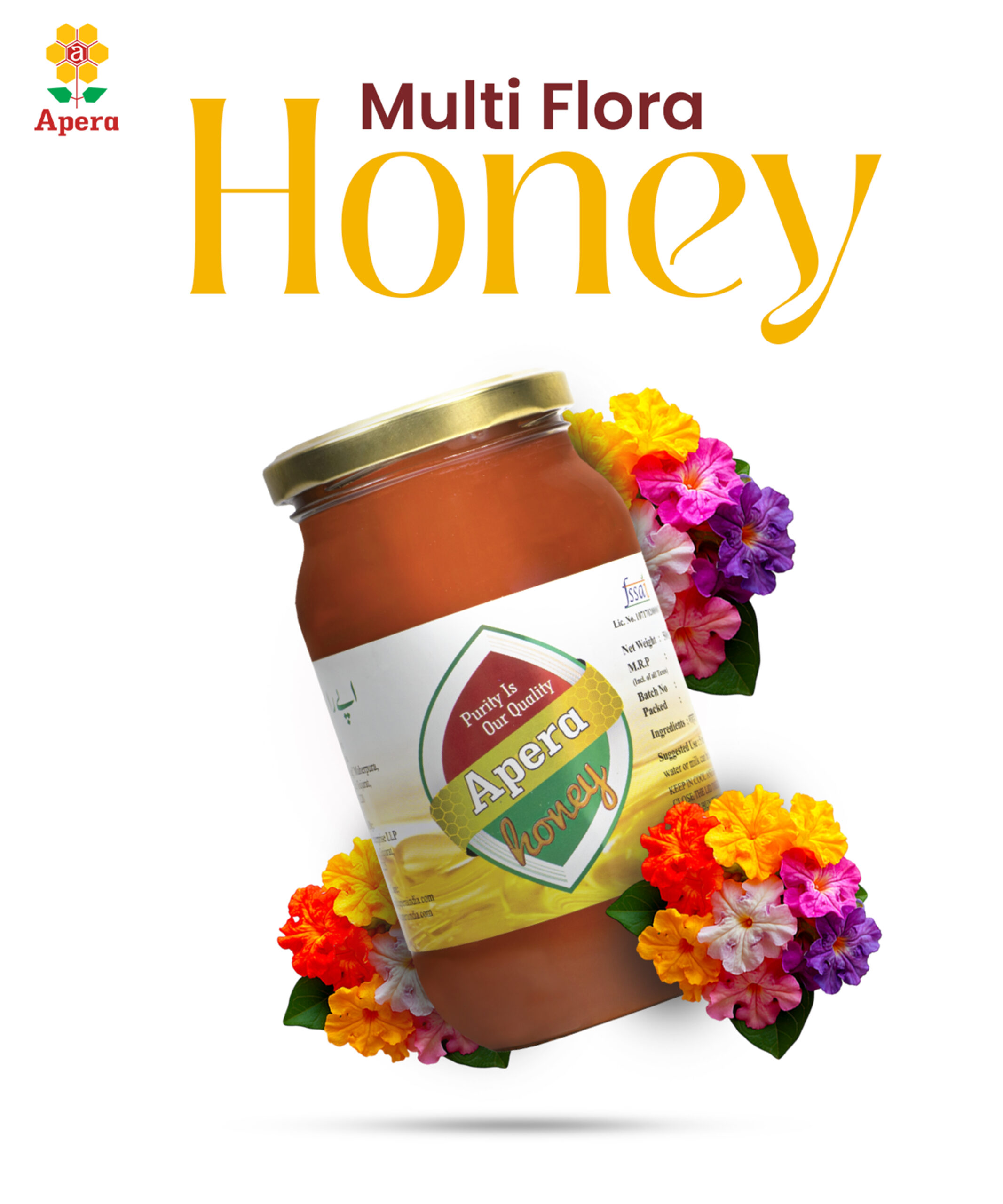 Apera Multiflora Honey 500g – Apera India